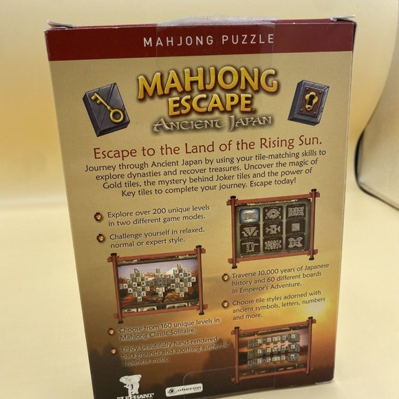 Video Games & Consoles | Mahjong Escape Ancient Japan Pc Game Cd Rom ...